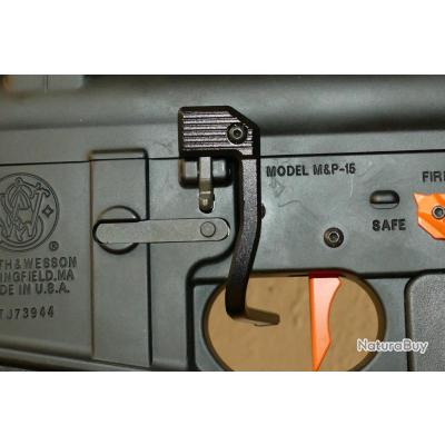 DECLENCHEUR DE CULASSE AMBIDEXTRE AR15/M4 AR9/AR45 ATLAS DUTY - Pièces et Eléments d'armes de ...