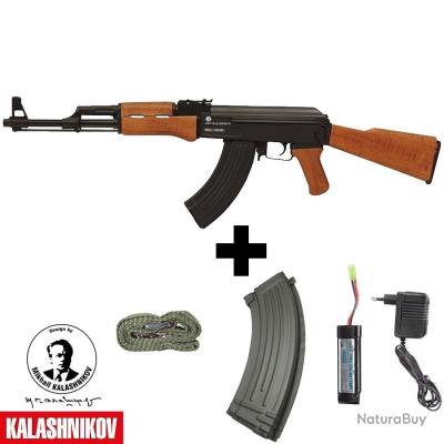 Réplique Airsoft AK47 Cybergun - AEG sous licence Kalashnikov - Fusils ...