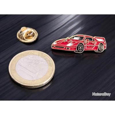 Pins Ferrari F40 rouge voiture de sport vintage - italian super car pin ...