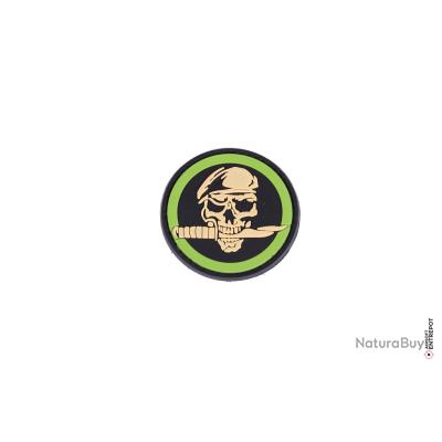 Patch PVC Skull & Knife - Ecussons - Patch Airsoft (13227548)