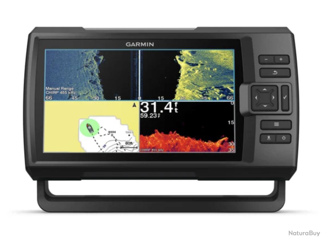 Sondeur Garmin Striker Vivid 9 SV Sonde Tableau Arrière SideVu, ClearVu ...