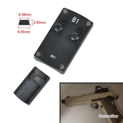 Plaque Montage Trijicon RMR 1911 Colt - SKX INDUSTRIES - Embases pour ...