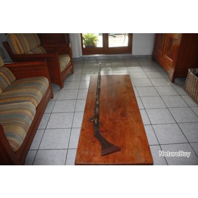 Vend vieux moukala 1,70 m de long - Fusils à silex poudre noire (13247771)