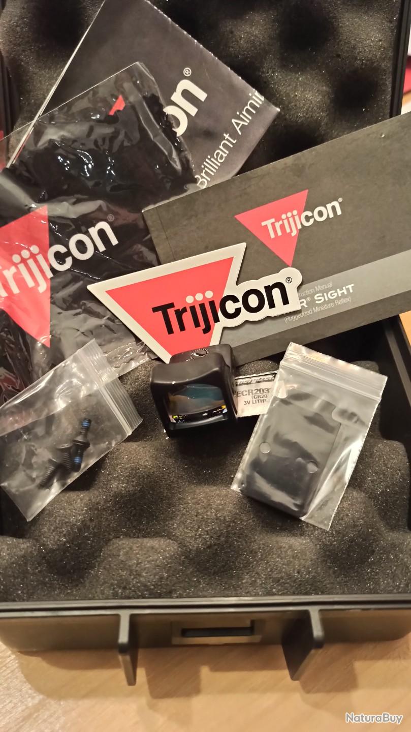 Trijicon Rmr rm06 type 2 red dot 3,25 moa + montage Glock Mos - Points ...