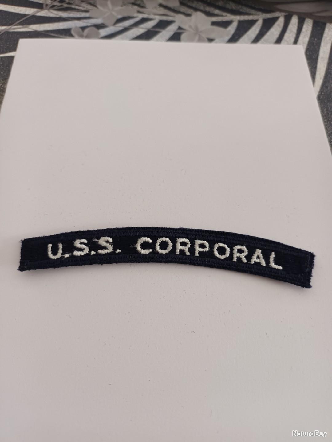 Patch armée us navy TAB USS CORPORAL ORIGINAL - Insignes en tissu ...