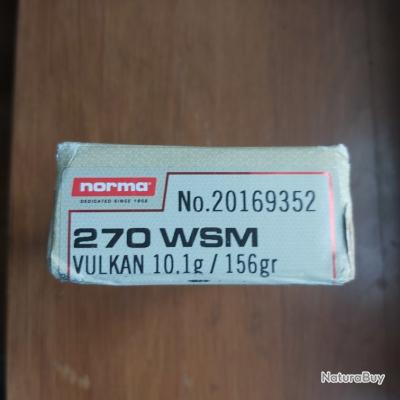 29 Norma Vulkan 270 WSM - Balles Calibre 270 WSM (13261822)