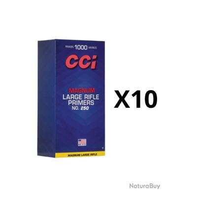 1000 AMORCES CCI MAGNUM LARGE RIFLE N°250 - 10 BOITES DE 100 - Amorces ...