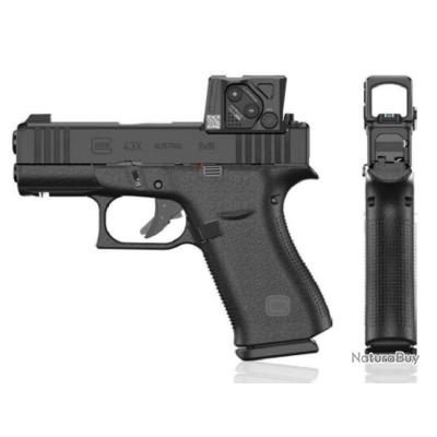 GLOCK 43X FS ACUT COMBO AIMPOINT COA 9X19 - Pistolets de Catégorie B ...