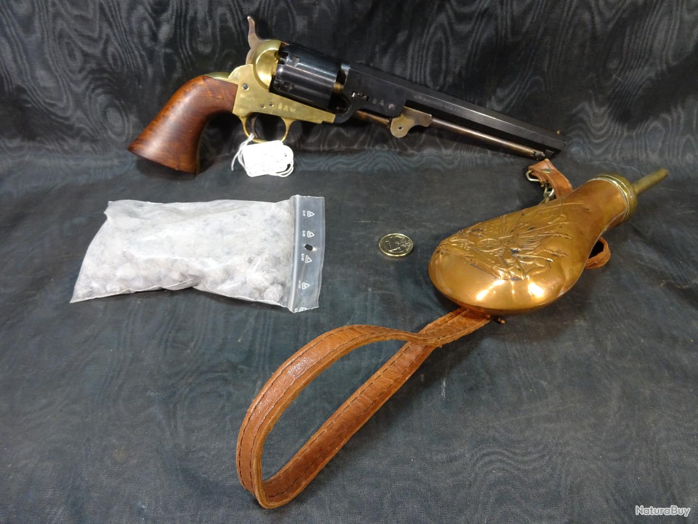 Révolver poudre noire cal. 36 modéle 1851 colt reb Nord navy PIETTA et ...
