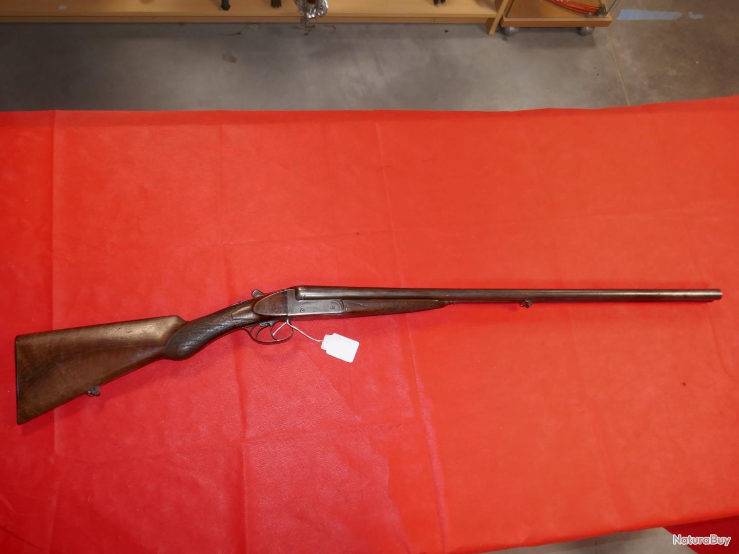 Fusil juxtaposé HELICE cal 16/65 dans son jus, fonctionnel et sans jeu ...