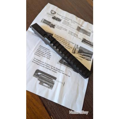 Montage rail pour fusil suisse K31 - Rails et embases pour montage ...
