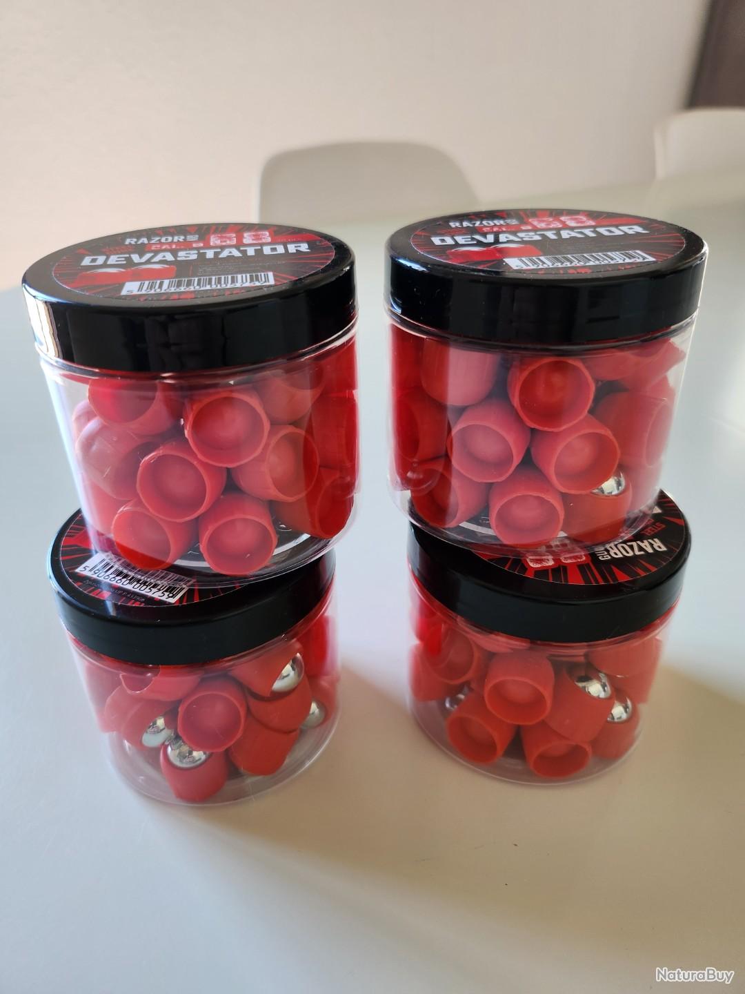 Lot de 4 boites de 40 munitions DESTROYER cal 68 pour pistolet Umarex ...