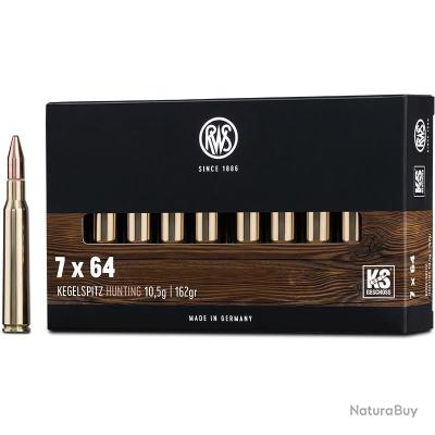 Munitions RWS 7x64 KS 162gr x20 - Balles Calibre 7x64 (13325675)