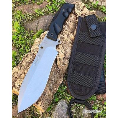 Fox Knives FX-9CM07 Rimor Couteau Bushcraft , survie - Couteaux ...