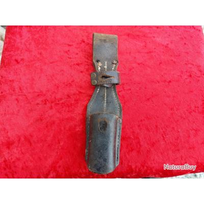 Gousset cuir modèle 98K avec marquages ww2 - Baïonnettes (13330680)