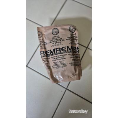 Ration MRE US menu 3 - Rations militaires (13333743)