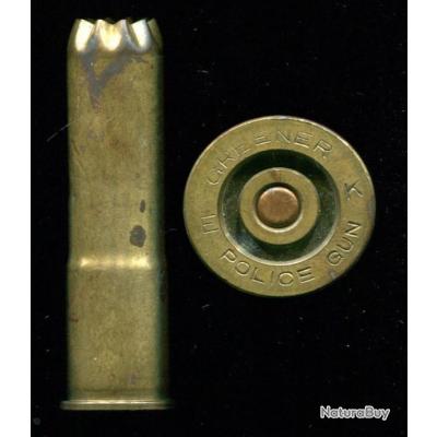 Cal.12/14 Greener Police Gun MkIII - étui laiton bouteillé - marquage ...