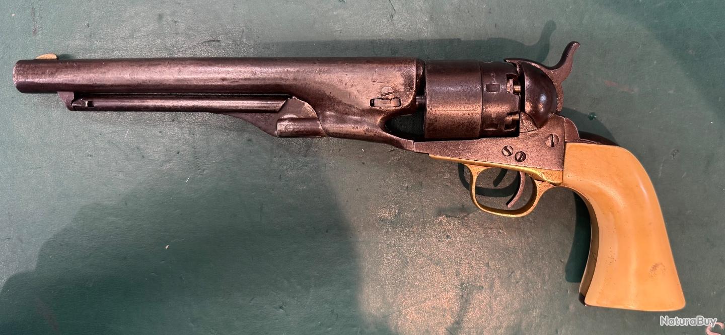 Véritable Colt 1860 Navy 44pn - Revolvers à poudre noire (13336038)