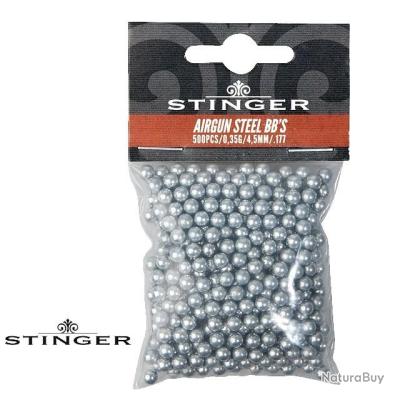Billes acier 4.5 mm STINGER pour airgun - Plombs pour air comprimé ...