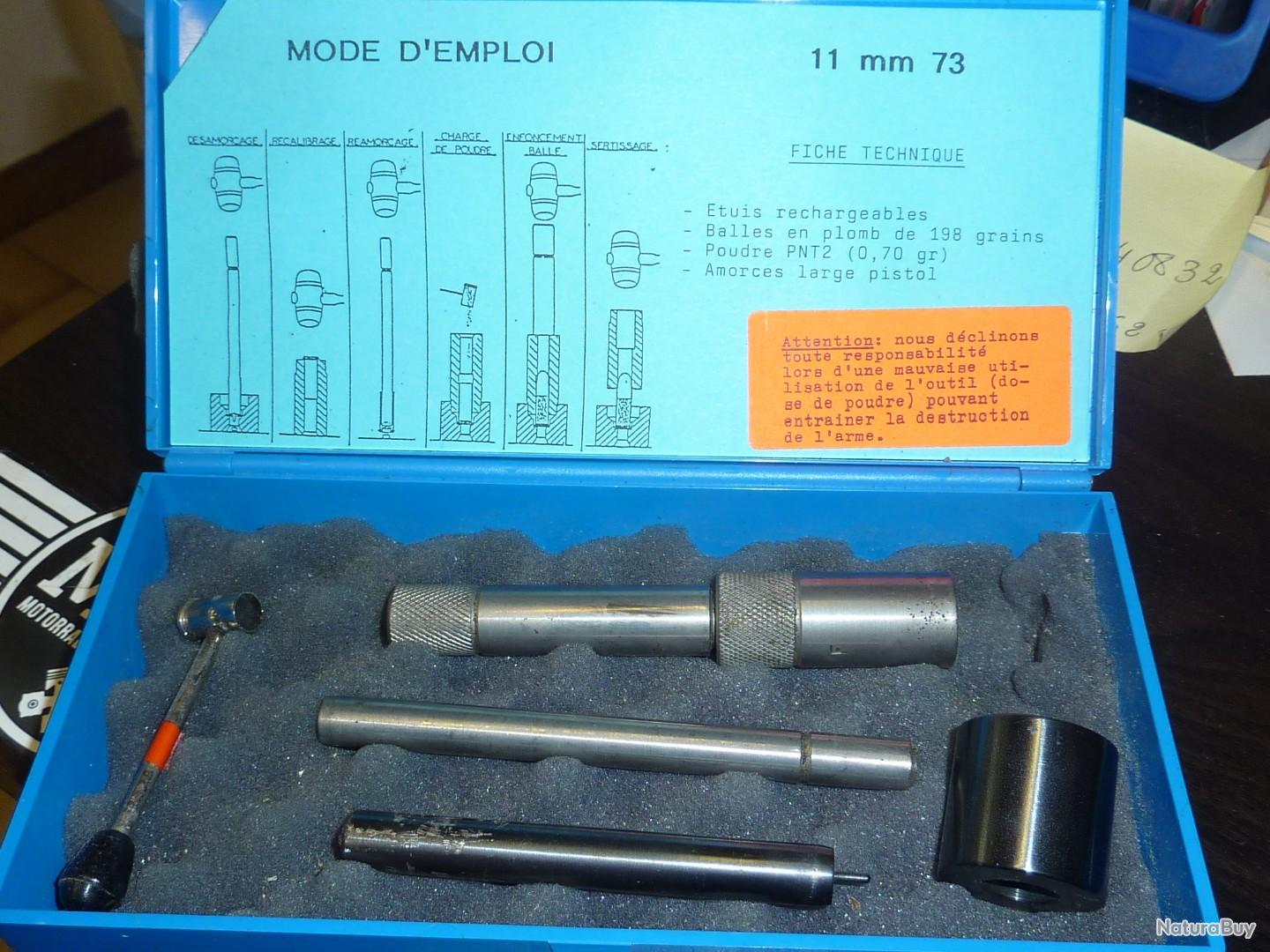 Jeu Outils manuel de rechargement SPALEK'ARM calibre 11 mm 73 - Jeux d ...