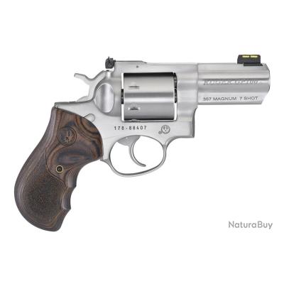 Revolver Ruger GP100 KGP141 .357MAG INOX VISÉE RÉGLABLE - Revolvers de ...