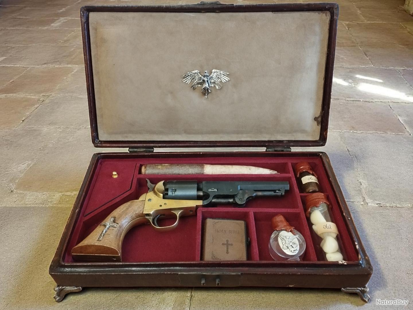 Coffret de Chasseur de Vampires - Revolver Pietta 1851 Rebel Nord Cal ...