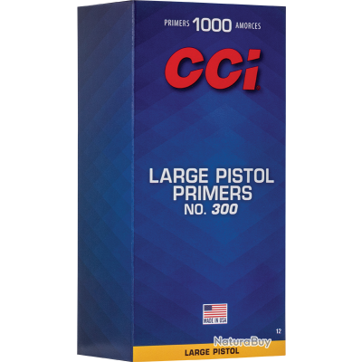 Amorce CCI standard 300 large pistol 10 cartons pour 10 000 amorces ...