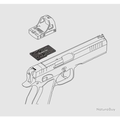 Embase Red Dot CZ Shadow 2 - MAG/ MOJ/ TEK/ GIN - SKX INDUSTRIES ...