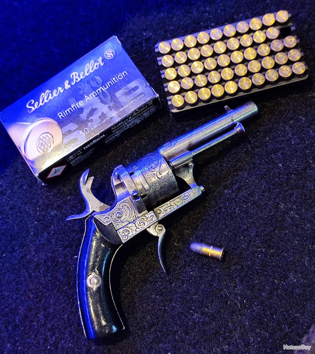 Rarissime petit révolver triple action double système 5mm broche et ...