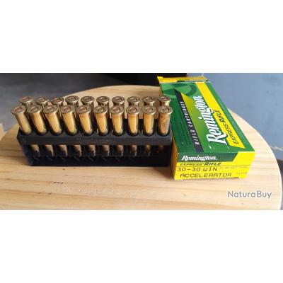 Boîte de 20 cartouches 30-30 accelerator - Balles Calibre 30-30 ...