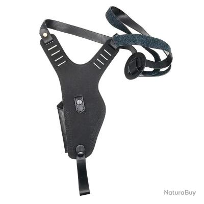 Holster d'épaule pistolet JR-022 JARHEAD cuir - Noir - Holsters Airsoft ...