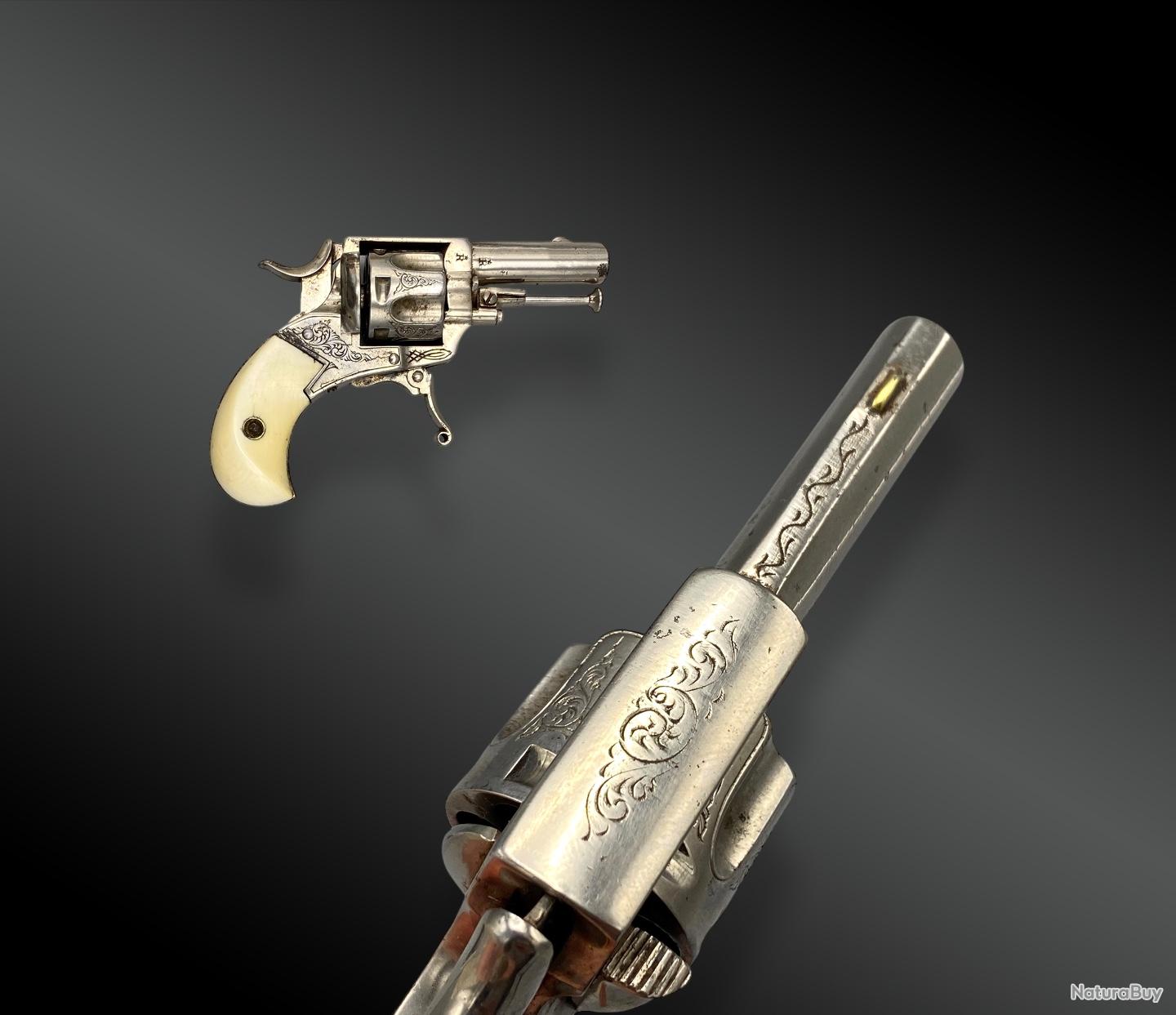 Revolver The Baby, Cal.22 Cal. Finition Luxe. Belgique XIXème Siècle ...