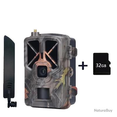 HC935Plusli-32G 4G vidéo en direct 5000mAh batterie Iithium 30MP 2K - Caméras de surveillance et ...