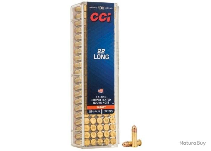 Balles CCI 22 long CB SUBSONIC LOW NOSE LEAD ROUND NOSE 29gr pointe ...