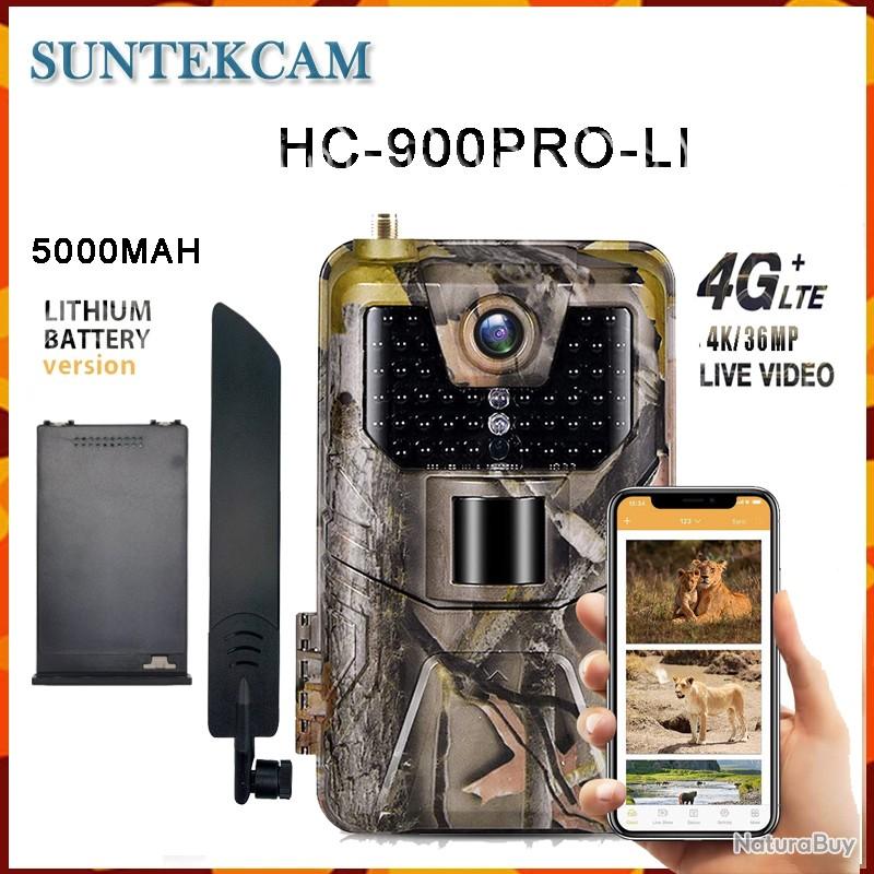 HC-900ProLi 4G Caméra 4K 36MP Supportant 256 Go - Caméras de ...