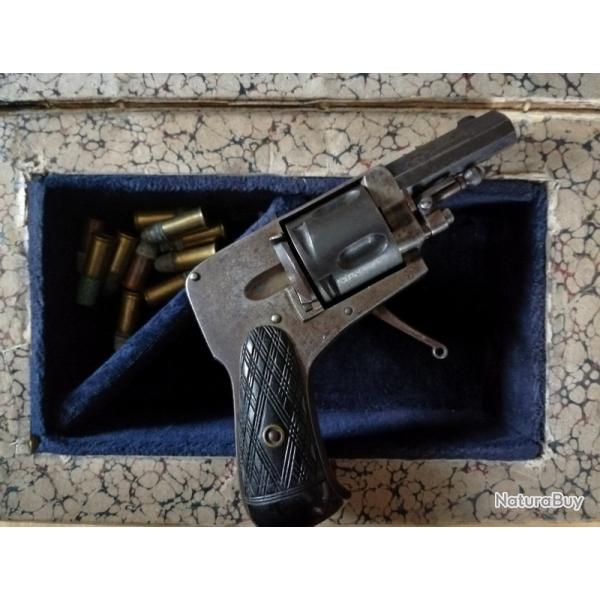 Revolver Hammerless cal 8mm (320)-Percussion centrale-5 coups- Artisan ...