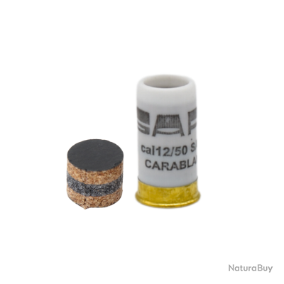 Mini munition à blanc SAPL - Cal. 12/50 - Par 5 - Munitions Gomm Cogne ...