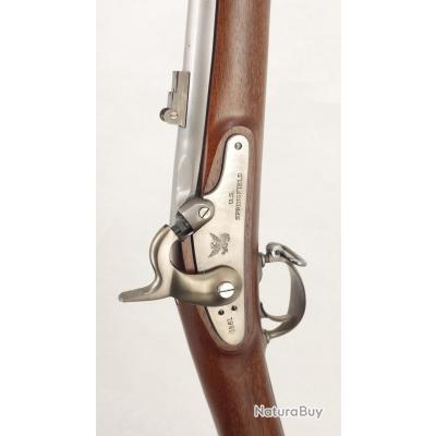 FUSIL SPRINGFIELD 1861 US PERCUSSION RIFLE CALIBRE 58 POUDRE NOIRE PAR ...