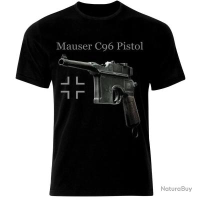 T-shirt Mauser C96 manches courtes - M - T-shirts tactiques (13394210)