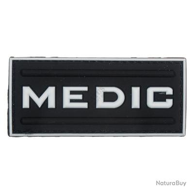 Patch velcro 3D Medic Delta Armory Noir et blanc DELTA ARMORY - Ecussons - Patch Airsoft (13396409)