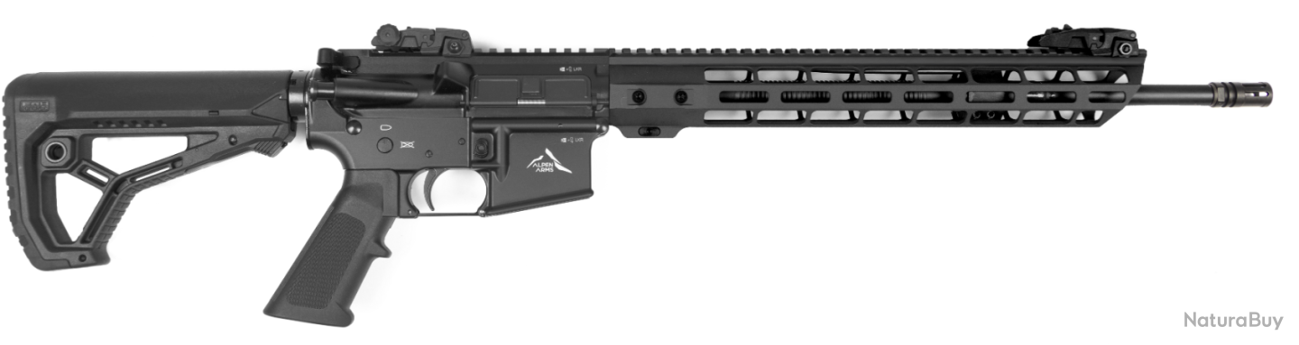 Carabine semi-automatique Alpen Arms STG15C - 223 Rem / 16.5" / Noir ...
