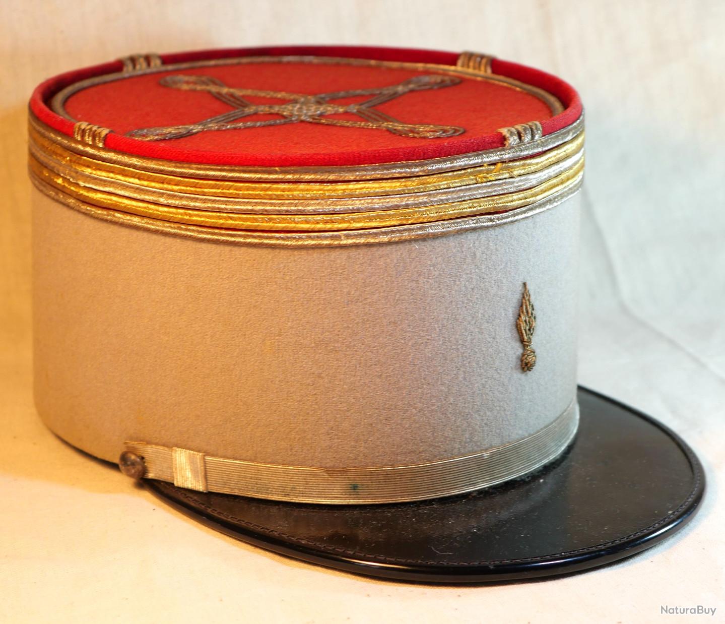 Képi au grade de Lieutenant Colonel ABC Arme blindée et cavalerie- ref ...