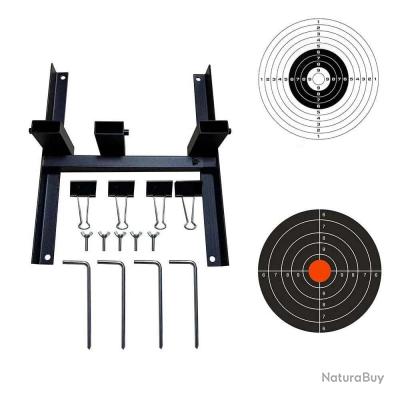 Support de cible réglable AIMGAME 20/61 cm - Cibles Airsoft (13408687)