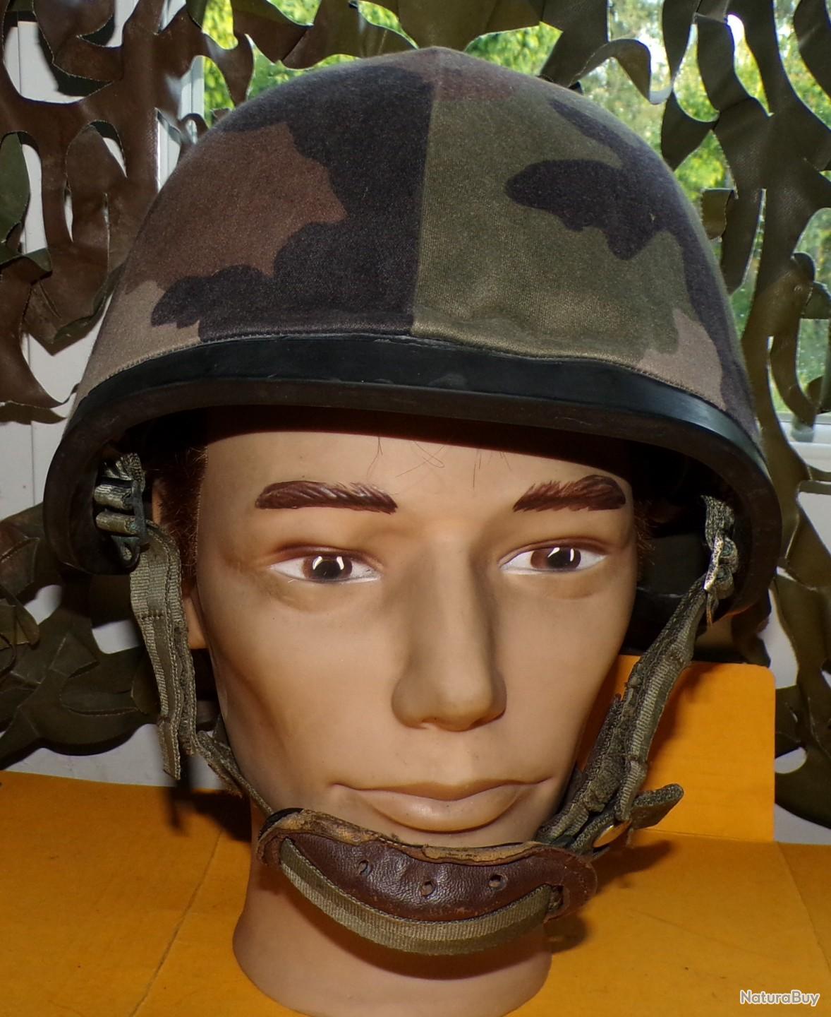 CASQUE MILITAIRE LOURD MODELE F1 DE L'ARMEE FRANCAISE DE LA PERIODE DE ...