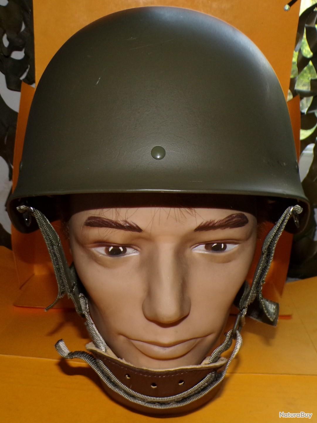 CASQUE MILITAIRE LOURD MODELE F1 DE L'ARMEE FRANCAISE DE LA PERIODE DE ...
