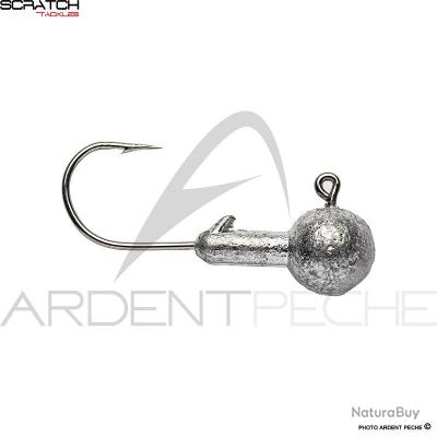 Tête plombée SCRATCH TACKLE Aiko round jig head 14g H3/0 - Têtes ...