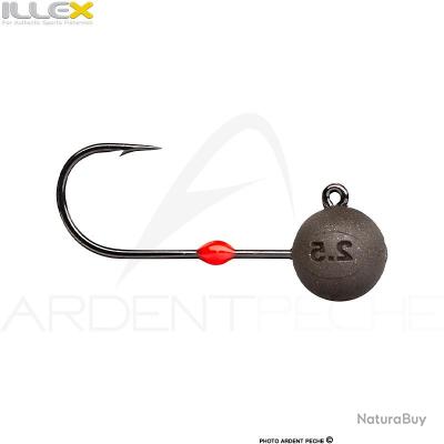 Tête plombée ILLEX Magic tungsten micro round head 2.5g / H4 - Têtes ...