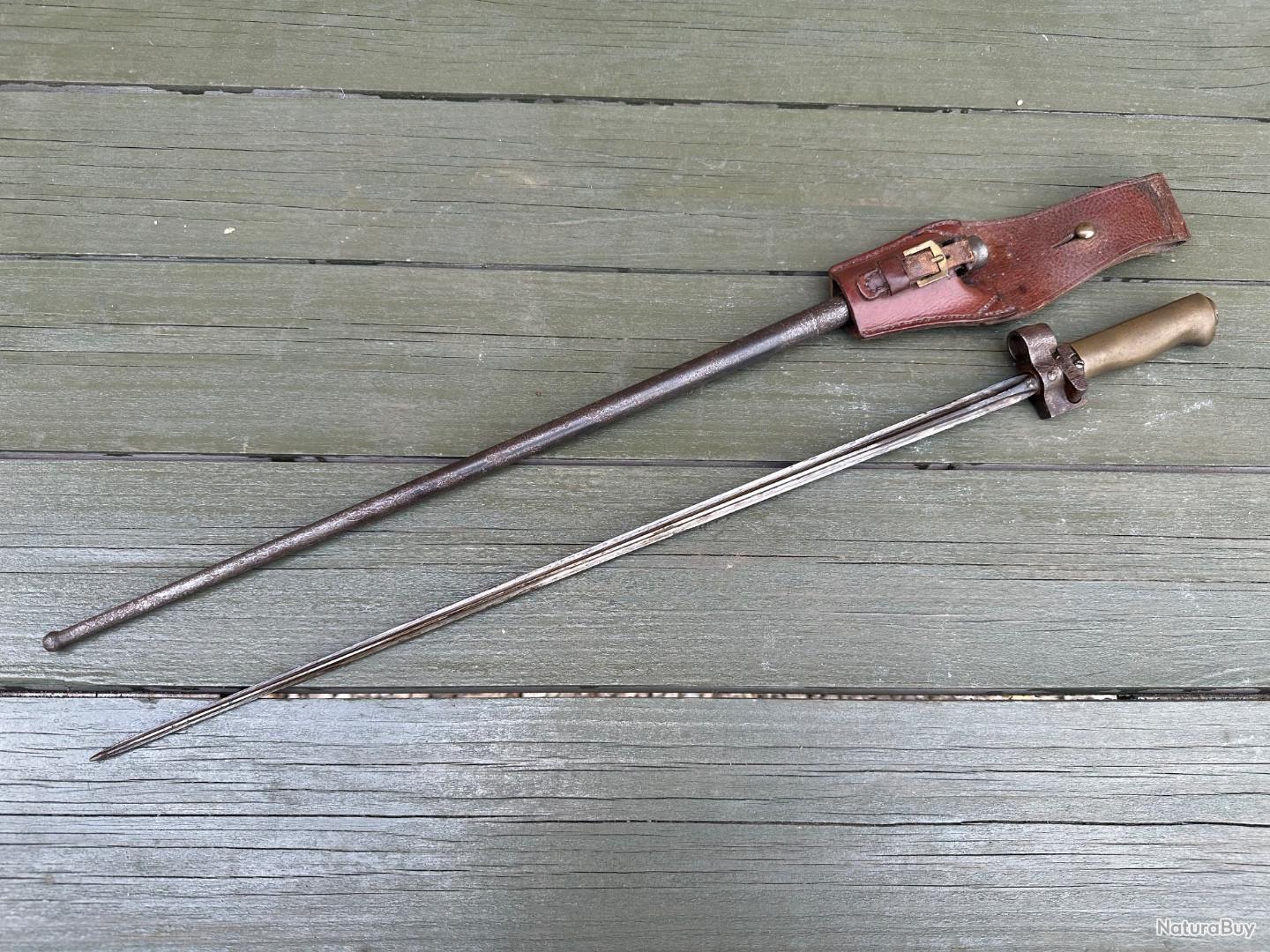 Baïonnette Lebel modèle 1886 / 15 WW1 France 14 / 18 avec fourreau ...
