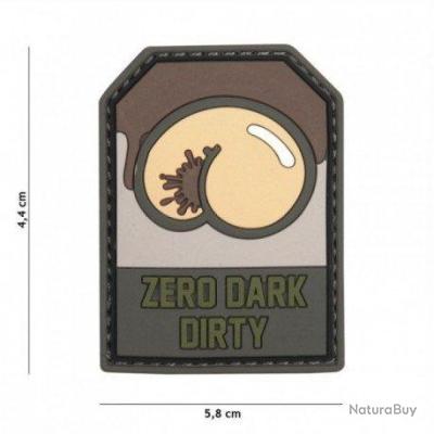 Patch 3D PVC Zero Dark Dirty (101 Inc) Multicam - Ecussons - Patch Airsoft (13445487)