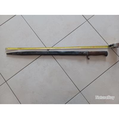 RARE baionnette allemande prussienne modèle 1898 2ème type de 1906 avec ...